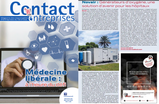 Spécialiste des gaz médicaux, oxygène air et vide médical - Novair médical