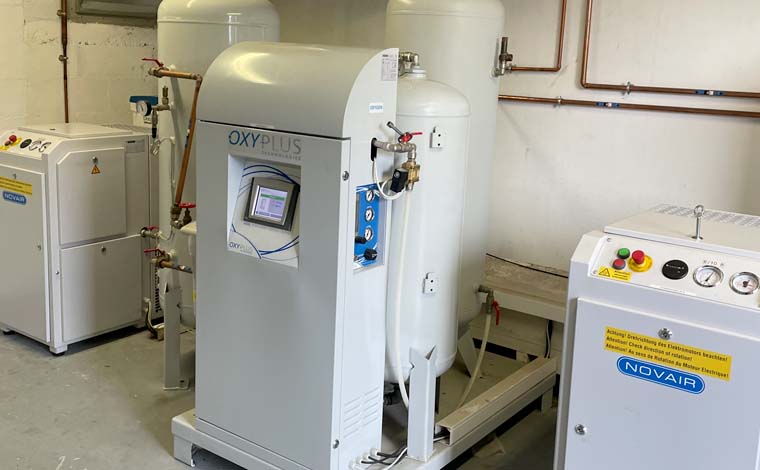 References of on-site medical air and oxygen production facilities